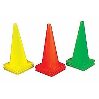 MARKING CONES 6 INCH SET OF 12 (Assorted Colors)