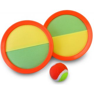 Garden Play Velcro Catcher Ball Game- Throw Ball & Catch With Disc