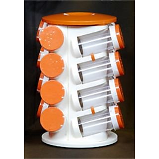 Revolving 16 Pcs Multi Purpose Designer Masala Rack