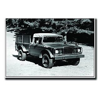 Vintage Army Jeep Poster