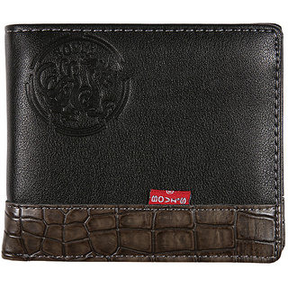 Bovis Black Faux Leather Wallet - New Import (BO-3018-3-BLK)