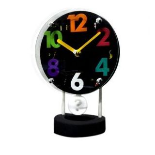 Buy Round 3d Desk Clock With Pendulum Online- Shopclues.com