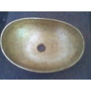 Buy Copper Wash Basin Boat shaped small Online @ ₹15000 from ShopClues