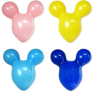 Funny Mickey Mouse Shape Balloons Pack of 50pcs