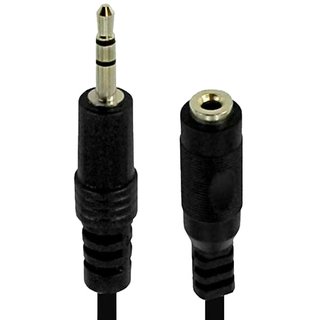 Buy 3.5 mm Stereo Male to 3.5 mm Stereo Female Aux Cable - 1.5 Metres ...