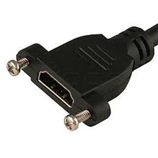 Buy HDMI Dual Panel Mount Female to female Cable Online- Shopclues.com