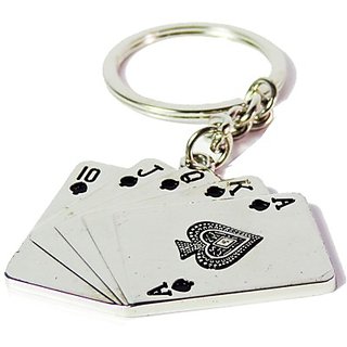 Summer deal Unique Playing Card Shaped Key Ring/ Key Chain