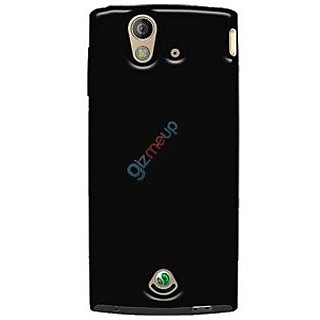 Amzer Soft Gel TPU Gloss Skin Case for Sony Ericsson Xperia Ray - Black ...