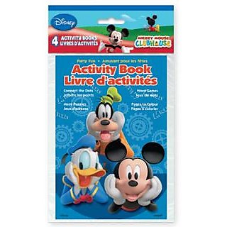 4 Mickey Clubhouse Activity Book | Buy Party Supplies and Decorations ...