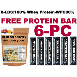 Shop 8Lbs-100% Whey Protein Concentrate Instantized WPC80%:-Unflavored ...