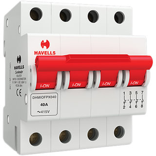 Buy HAVELLS 63 A FP ISOLATOR SWITCH Online @ ₹700 from ShopClues