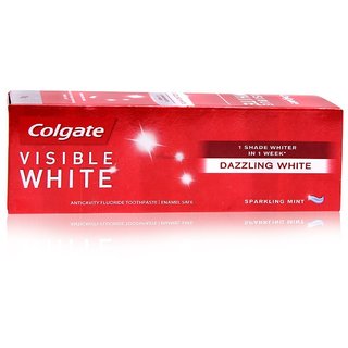 Buy Colgate Visible White Dazzling White toothpaste 50Gm Pack Of 4 ...