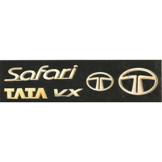 Buy LOGO TATA SAFARI VX MONOGRAM EMBLEM CHROME Family Pack Online ...
