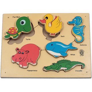 Buy Fun Raised Identification Trays - Water Animals Online @ ₹390 from ...