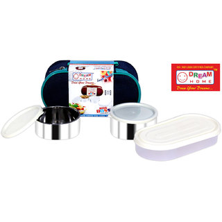 Buy DREAM HOME BIG BOSS LUNCH BOX ( BLUE ) 3 CONTAINER Online @ ₹250 ...