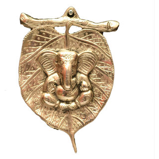 Buy Odishabazaar Metal Patta Ganesha Wall hanging White Online @ ₹299 ...