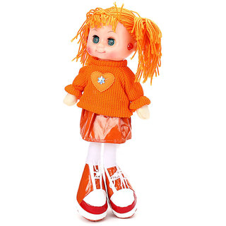 Buy Tickles Orange Doll with light and music Stuffed Soft Plush Toy ...