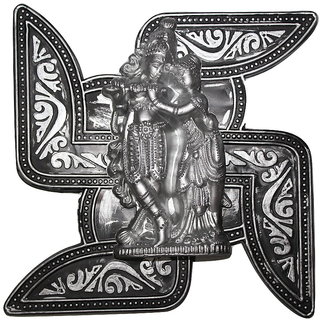 Buy Shree Radha Krishna Swastik Design,Vastu Yantra, Wall Decore Online ...