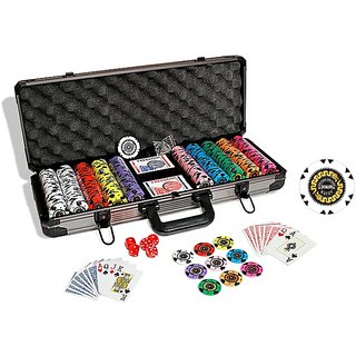 Buy Golden Dragon Macau Rainbow Poker Chip Set 500 toy Online @ ₹22999 ...