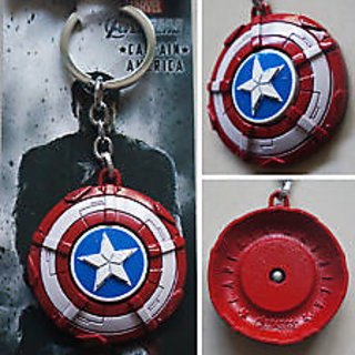Buy New Marvel The Avengers Captain America Shield 3D Logo Red 5cm ...