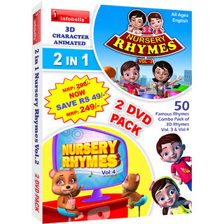 Buy 2 in1 Nursery Rhymes Vol. 2 2 DVD Pack Online @ ₹249 from ShopClues