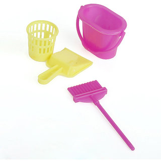 Buy 10 Sets Barbie Dollhouse Cleaning Supplies Online @ ₹440 from ShopClues