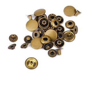 Buy 10 Sets Copper Snaps Fasteners Bronze Tone Online @ ₹271 from ShopClues