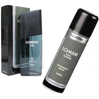 Lomani Perfume + Body Spray Deodorant Deo Men By Lomani In India ...