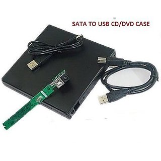 Buy USB 2.0 External Casing For 12MM Laptop SATA DVD WR Drive Online ...