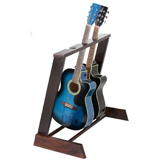 Buy Decormonk Wooden Guitar Rack With Capacity of 3 in Sheesham Wood ...