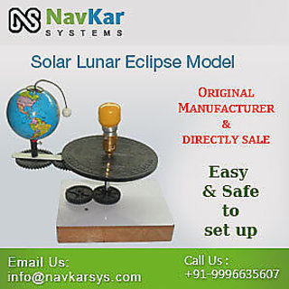 Solar & Lunar Eclipse Model ( Motorised) | Solar Educational Kits
