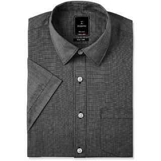 Buy XESSENTIA Mens Formal Fil-a-fil Shirt in Regular Fit Online @ ₹699 ...