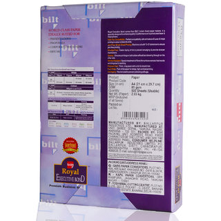 Buy BILT Royal Executive Bond Paper A4 White 85GSM 500 Sheets Online ...