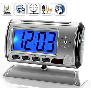 Digital Spy Camera Clock with Led Display , Remote Control and Motion ...