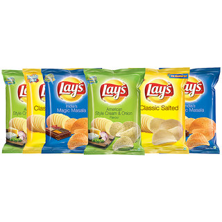 Buy Lays Potato Chips Assorted Flavours Combo Online @ ₹120 from ShopClues