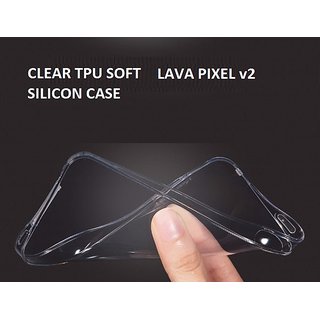 Buy LAVA V2 Back Cover For Lava Pixel V2 (Transparent) Online @ ₹149 ...