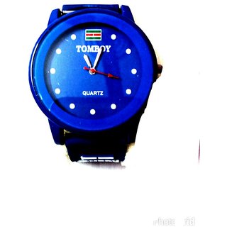 Buy Mens watch tomboy blue Online @ ₹199 from ShopClues