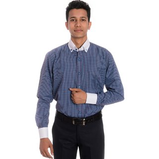 Buy Formal Shirt Bondi Blue Color Slim Fit for Men Online @ ₹727 from ...