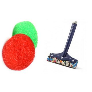 Buy Set of 3 (Kitchen wiper and Round Dish Scrubber) Online @ ₹129 from ...