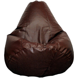 Buy Fat Finger Fabric Xxl Bean Bag Cover - (Chestnut, 26 Inch X 38 Inch ...