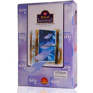 Buy Bilt Royal Executive Bond Paper - A4, 500 Sheets, 100 GSM, White ...