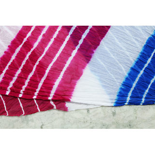 Buy Tie Dye Indian Dupatta Chunni Scarf Georgette Multi Color Printed ...