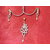 Buy Amazing flower pattern gold and american diamond Pendle set Online ...