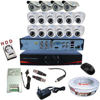Buy Magnum Elite 16 CCTV Camera Combo (12 Dome + 4 Bullet AHD CCTV Camera) with 1TB Hard Disk ...