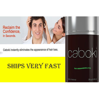 Shop Caboki Hair building Fibers cover your bald head 25Grams black ...