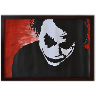 Dark Knight Joker Heath Ledger painting