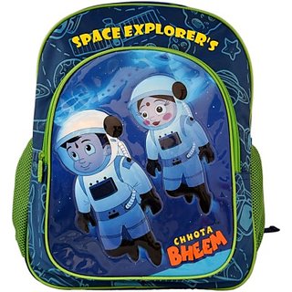 Buy Chhota Bheem Chhota Bheem Bag Waterproof School Bag (Blue, 14 inch ...