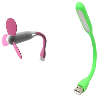 Buy USB LED Light and USB Fan Combo Online @ ₹235 from ShopClues