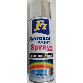 F1 Chrome Spray Paint Car Bike Auto Metal