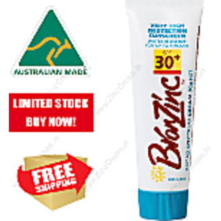 Buy AUSTRALIAN CRICKET BronZinc Brown ZINC-OXIDE Sunscreen / SunBlock ...